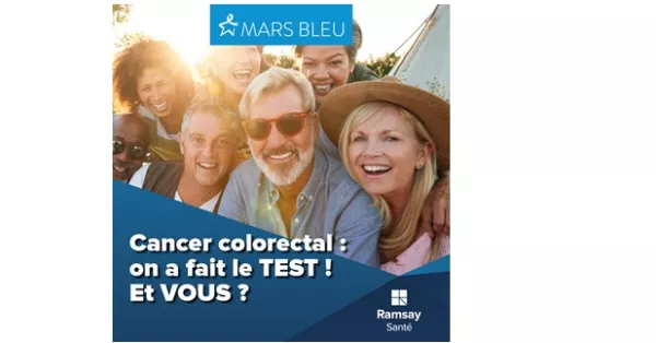 Mars bleu 2023 - Dépistage du cancer colorectal | Clinique du Plateau